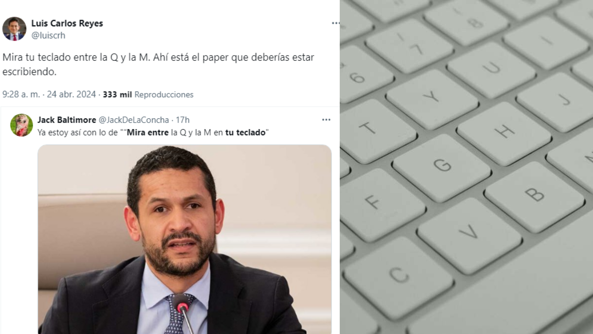 “Mira tu teclado entre las letras tal y tal…”. ¿Y eso qué es…? | CNC+ ...
